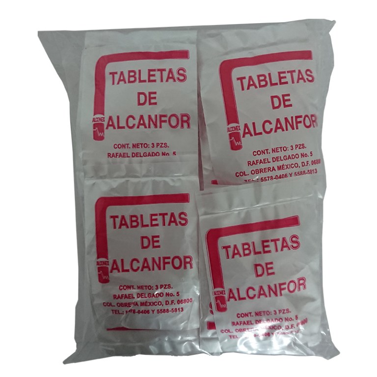 Tabletas de alcanfor – Distribuidora Casa Miyako
